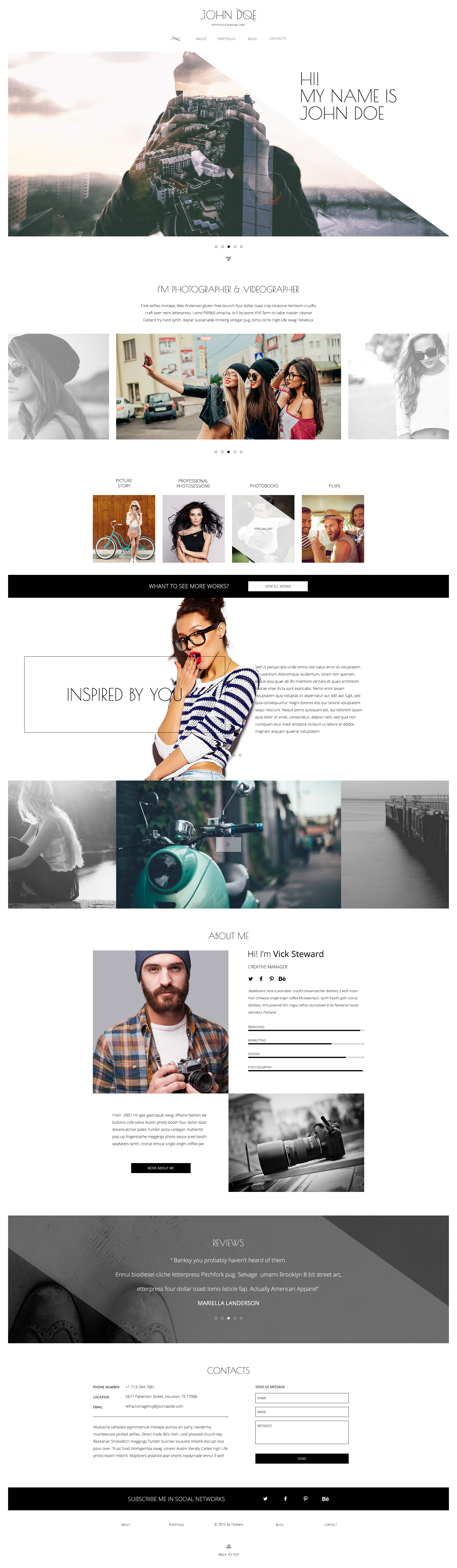 Refraction — Unique & Creative PSD Theme by torbara | ThemeForest
